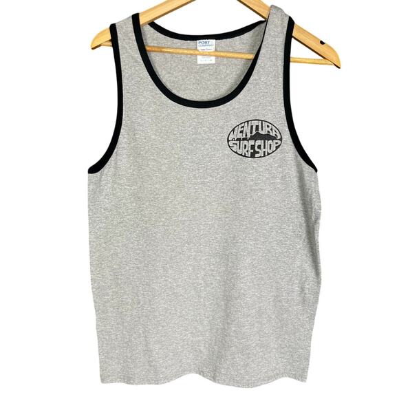 Ventura Surf Shop | Shirts | Mens Ventura Surf Shop Gray Black Ringer ...